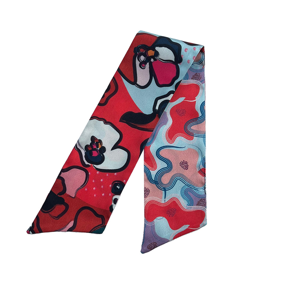 Jane & Co - Le foulard réversible - Made in France - Coloré